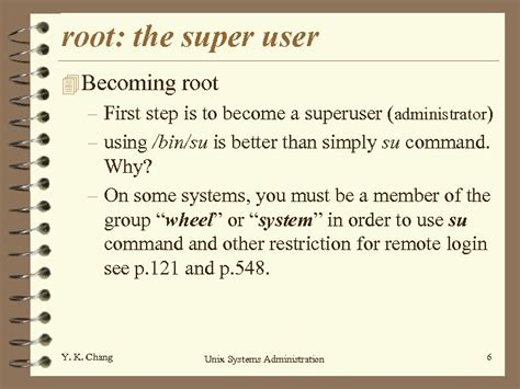 Root The Super User 4 The Unix Semigod