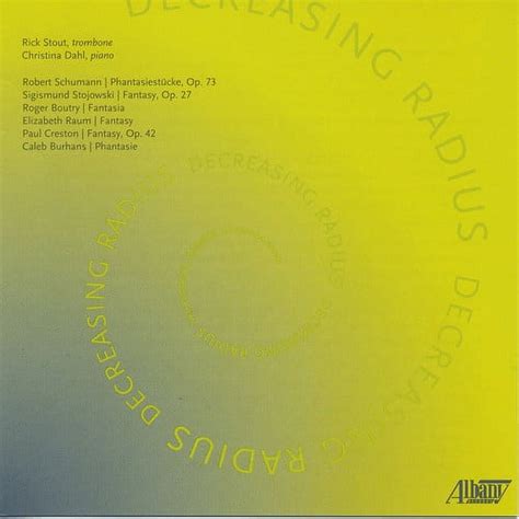 Richard Stout Decreasing Radius Music And Performance Cd