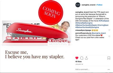 Show Me Your Red Swingline Stapler Page 8 Rpf Costume And Prop