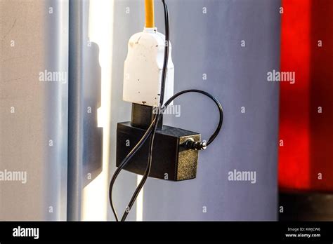 Charger For Phone On Electric Socket Eletrical Adapter Stock Photo Alamy