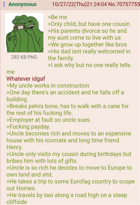 Anon Learns The Truth About His Uncle R Greentext
