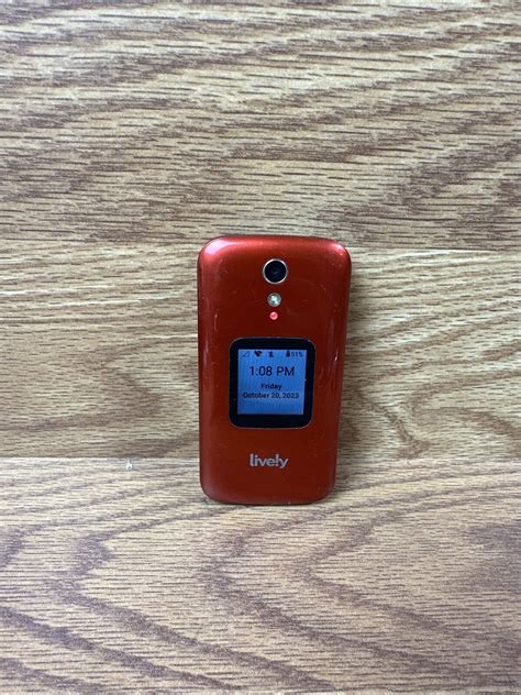 Lively Jitterbug Flip2 Cell Phone Red 4053s 16gb Bluetooth Ebay