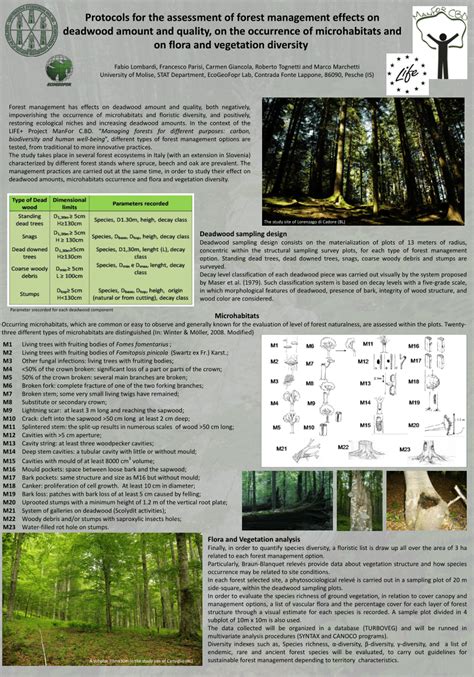 Pdf Flora And Vegetation Analysis Deadwood Sampling Design