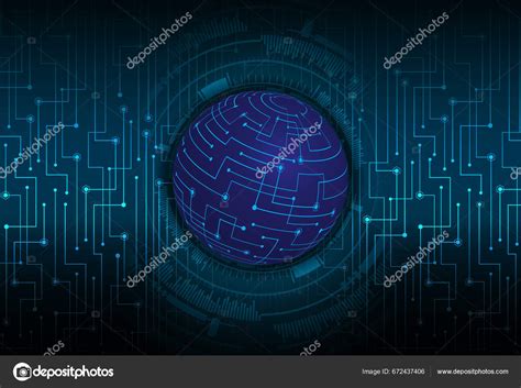 Vector Abstract Technology Circle Background Stock Vector By Titima157 Gmail Com 672437406