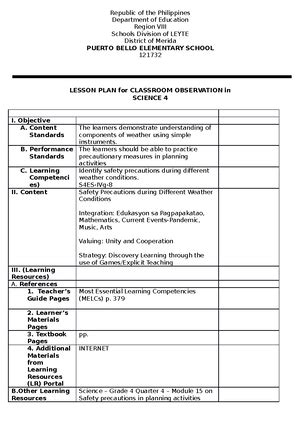 AP6 Q1 W4 Module FOR Teacher - 6 Araling Panlipunan Unang Markahan – Modyul 4: PARTISIPASYON NG ...