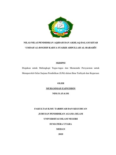 Skripsi Muhammad Zainuddin Pdf