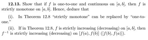 Solved Theorem 128 Let F Be A Strictly Monotone And