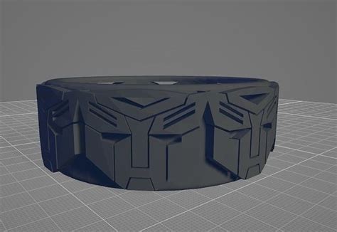 Autobot Logo Ring 3d Model 3d Printable Cgtrader