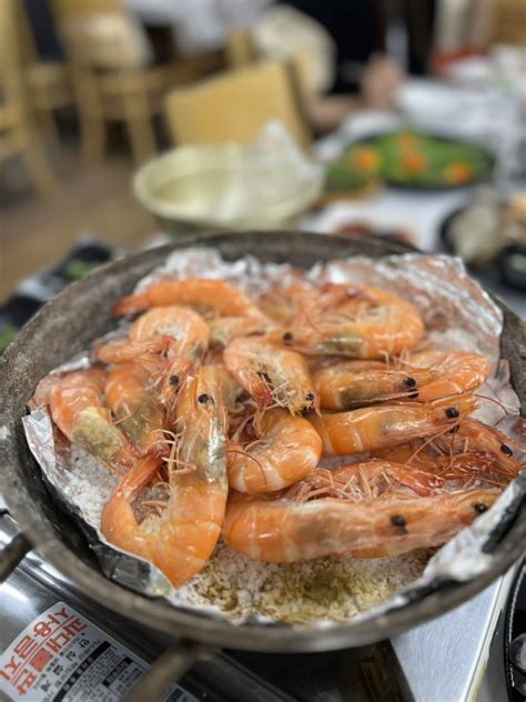 인천 소래포구 대하구이 맛집 소래포구 어시장 지원이네 활새우세트 완전 강추 네이버 블로그
