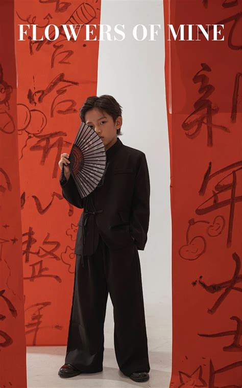 羽沫老师的儿童摄影作品《新中式新年》 花瓣网