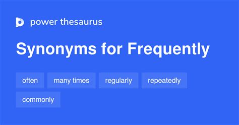 FREQUENTLY Synonyms 1 082 Similar Words Phrases