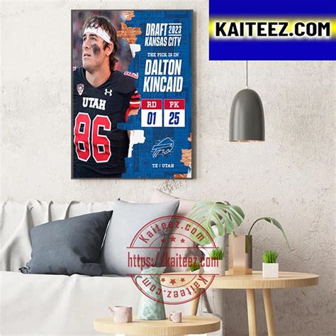 Buffalo Bills Select Utah Te Dalton Kincaid In The 2023 Nfl Draft Art