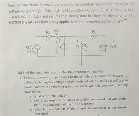 solved consider the circuit shown below in which the