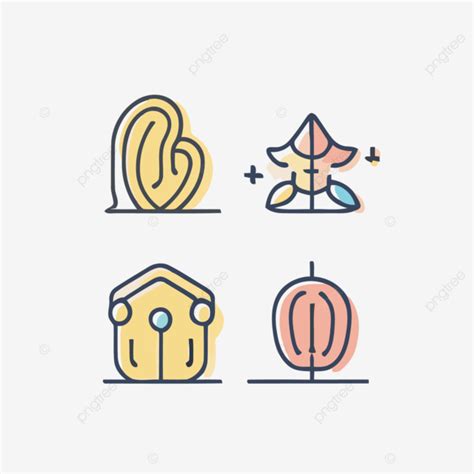 Icons Collection For Food Industry Vector A Lineal Icon Depicting Holiday Decorations On White