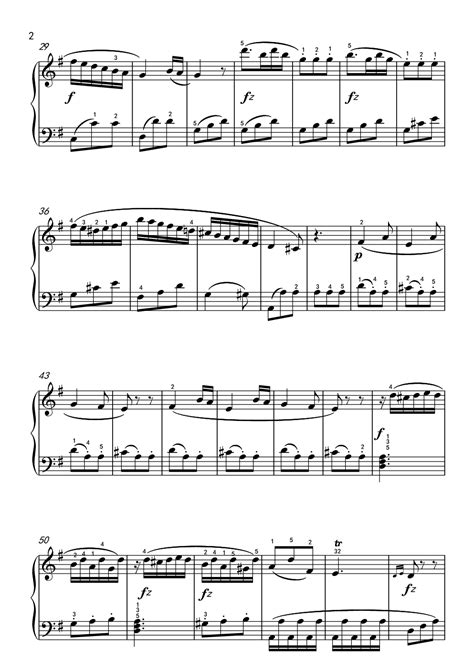 中国音乐学院考级三级B组 3 小奏鸣曲 Op 36 no 2钢琴谱 dingdingpiano 虫虫乐谱