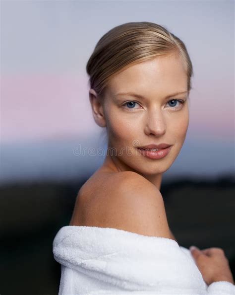 Woman Portrait And Spa Beauty Outdoor With Skincare And Facial