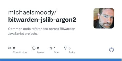 Github Michaelsmoodybitwarden Jslib Argon2 Common Code Referenced Across Bitwarden