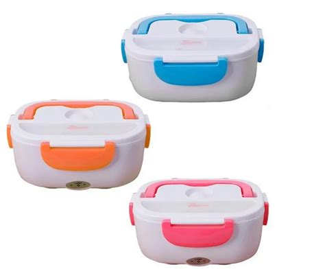 Portable Heated Lunch Box Electric Heating Truck Oven Cooker Food