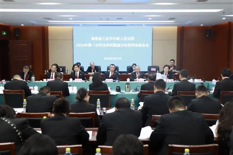 三亚中院召开2024年第一次司法审判数据分析研判会商会澎湃号·政务澎湃新闻 The Paper