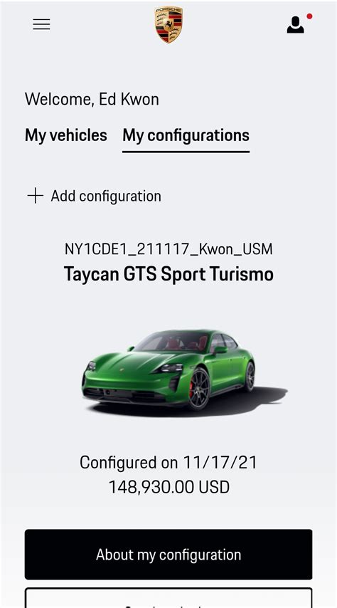 How To Delete Old Builds From Save Online Configuator TaycanForum Porsche Taycan Owners