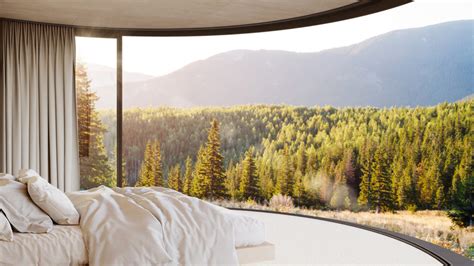 This Circular Cabin Opens Straight Onto The Landscape The Spaces