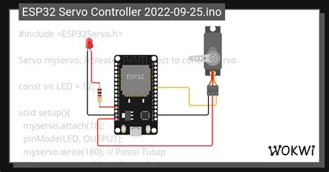Esp32 Servo Controller 2022 09 O Wokwi Esp32 Stm32 Arduino