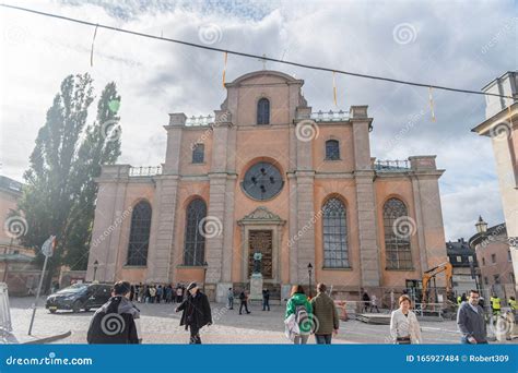 Storkyrkan Den Stora Kyrkan Redaktionell Fotografering För Bildbyråer