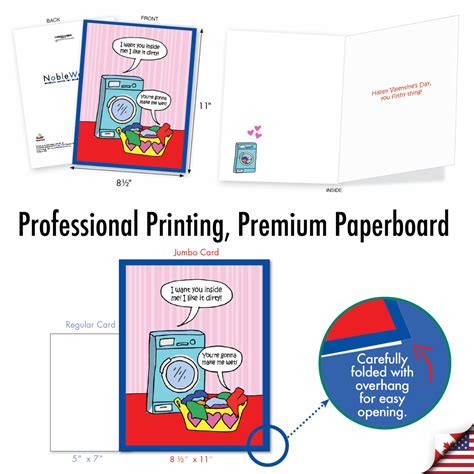 Laundry Sex Funny Valentine S Day Jumbo Greeting Card