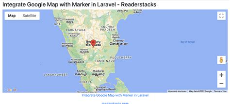 Integrate Google Map With Marker In Laravel