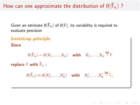 Statistics 1 Estimation Chapter 2 Empirical Distribution And Bootstrap Ppt