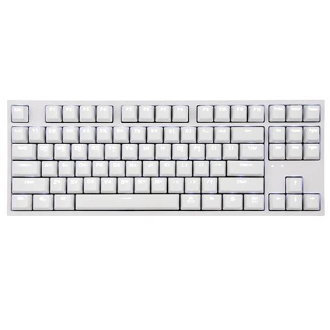 Ck87 화이트 게이트론 Led 게이밍 기계식 Abko