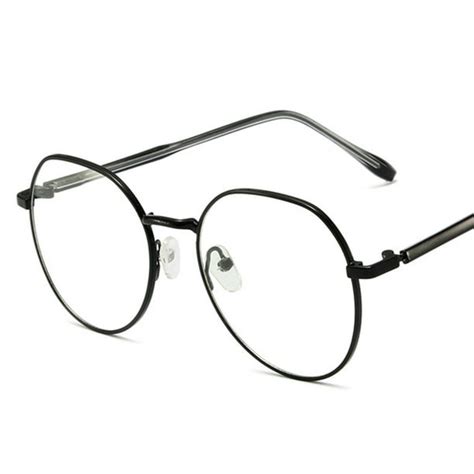 Blue Light Filter Plain Makeup Glasses Simple And Stylish Metal Frame