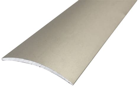 Perfil De Transición De Aluminio Gris Plata 83 Cm Leroy Merlin