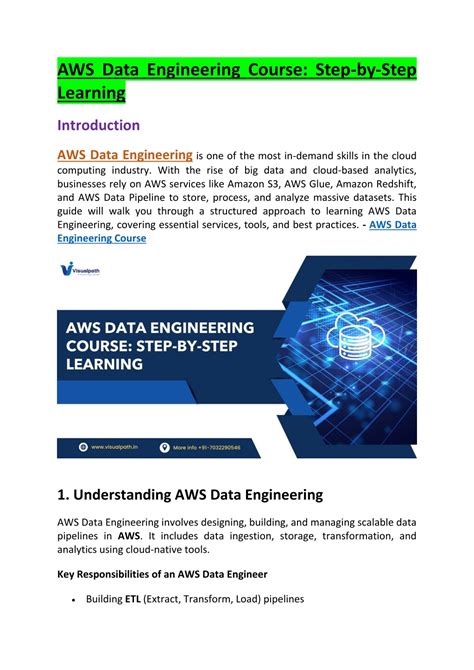 Ppt Aws Data Engineering Training Aws Data Engineer Certification Powerpoint Presentation