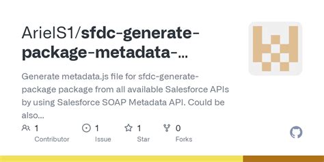 GitHub ArielS1 Sfdc Generate Package Metadata Generator Generate