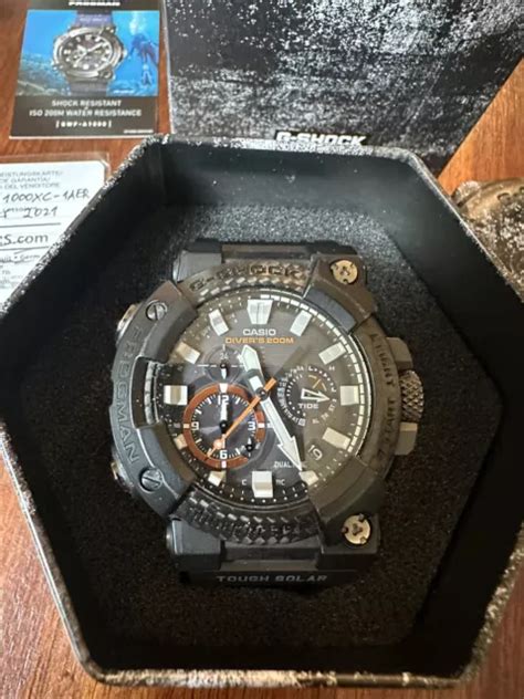 Cassio G Shock Gwr A1000 ‘flagship Frogman Carbon Fibre Rrp £1400 £
