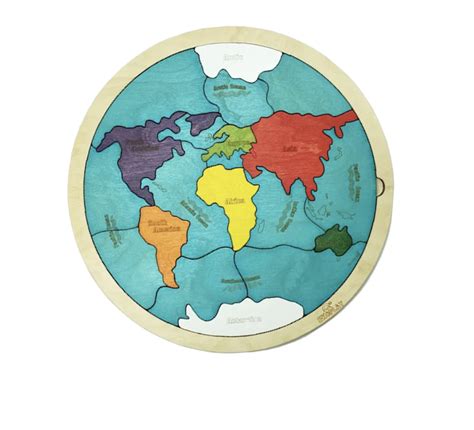 Continents Puzzle Boréal