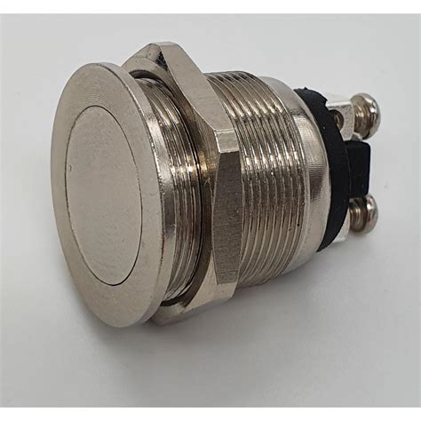 PBS-28B-2-FLAT-BB | VARIOUS Tlačidlo ANTIVANDAL D=19mm 2A/250Vac,| 355677
