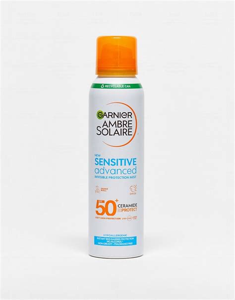 Garnier Ambre Solaire Spf 50 Sensitive Advanced Hypoallergenic Dry