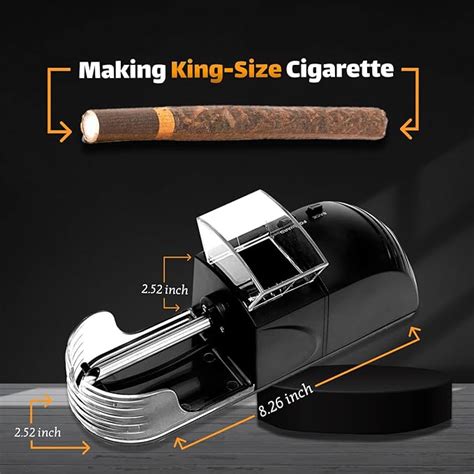 Electric Automatic Cigarette Rolling Machineblack Cigarette Maker