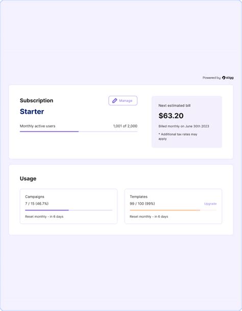 stigg api first pricing and packaging