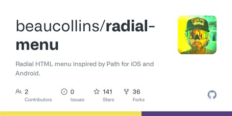 Github Beaucollinsradial Menu Radial Html Menu Inspired By Path For