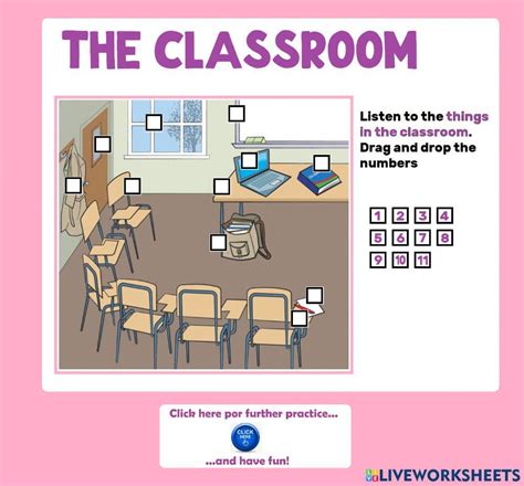 The Classroom Interactive Activity Live Worksheets