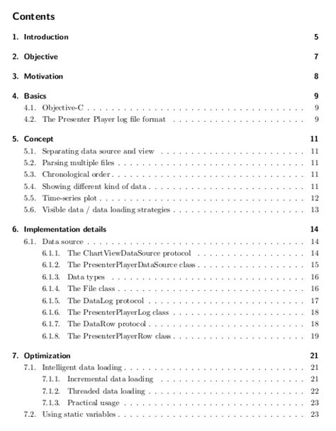 fonts improvements on table of contents in classicthesis tex