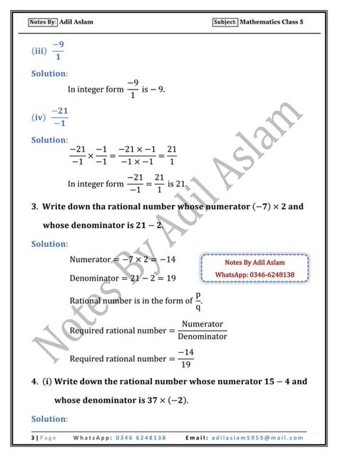 Countdown Maths Class 7 Chapter 2 Solution Pdf