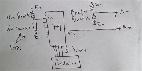 Reading Multiple Strain Gauges With Cd74hc4067 Multiplexer General Guidance Arduino Forum