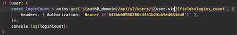 how to get login count in useuser object in next js auth0 community