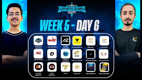 bgis grind │trident esports scrims pro week 5 day 6 youtube