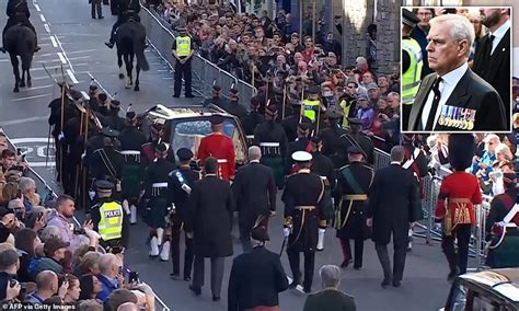 Prince Andrew Called A Sick Old Man While He Followed Queens Coffin