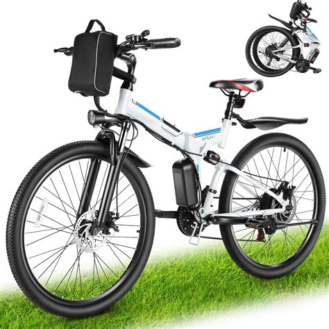 Elifine 500w Electric Bike Folding Electric Mountain Bike 19mph